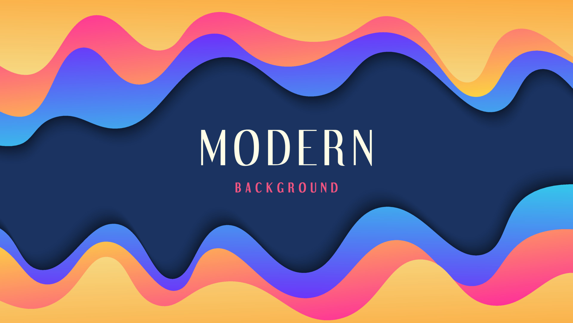 Modern Abstract Colorful Gradient Waves Background Design 21383054 ...