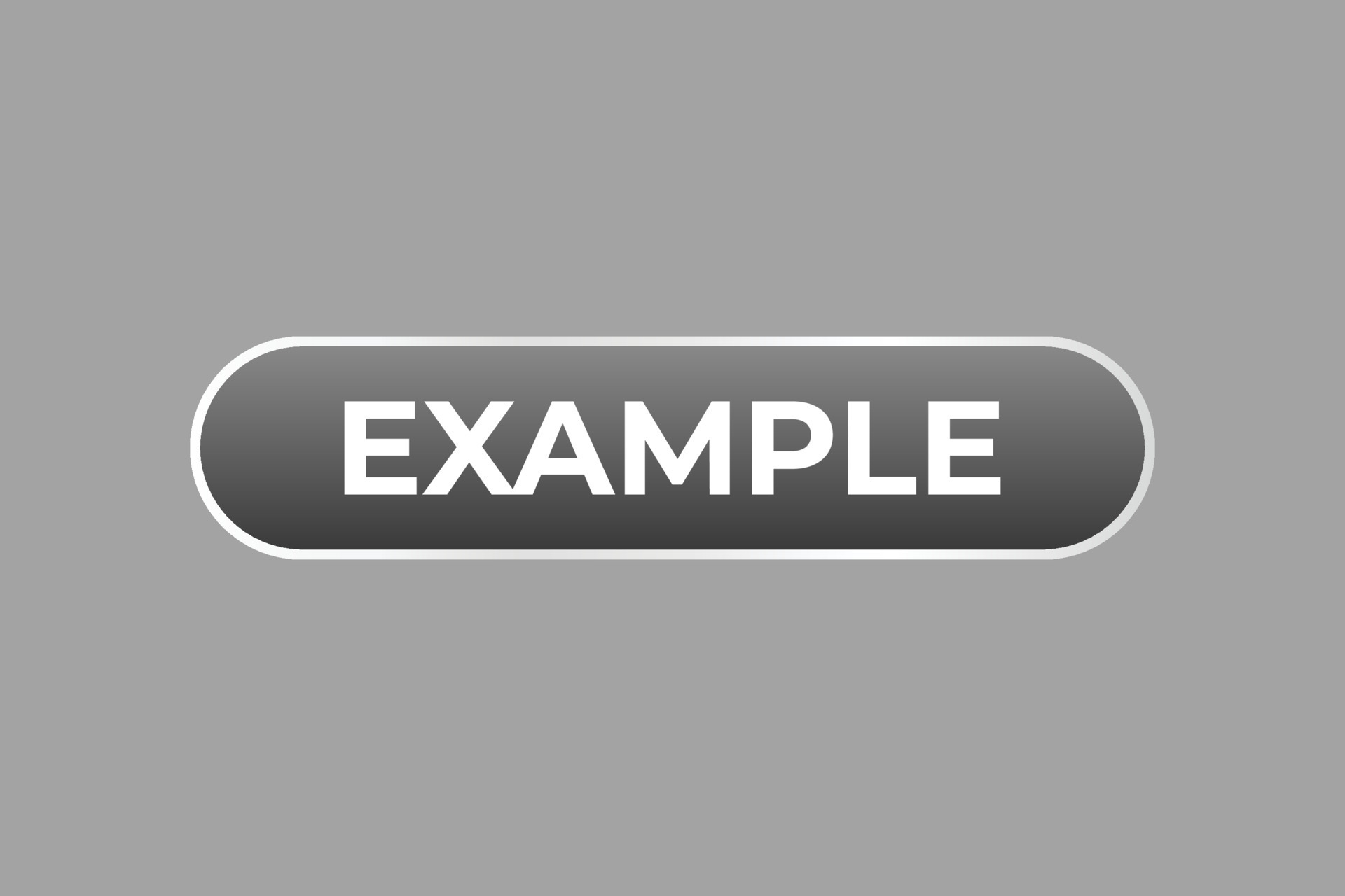Example Button. Speech Bubble, Banner Label Example 21385006 Vector Art ...