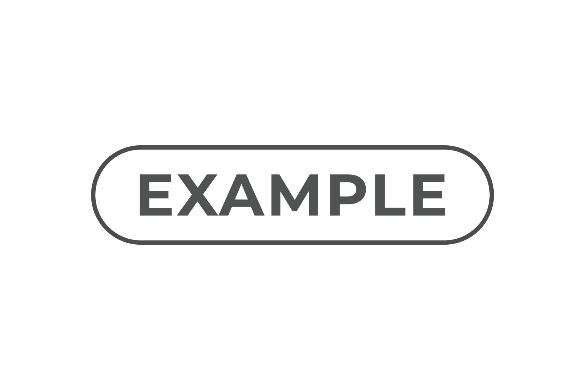 Example Button. Speech Bubble, Banner Label Example 21385951 Vector Art at Vecteezy