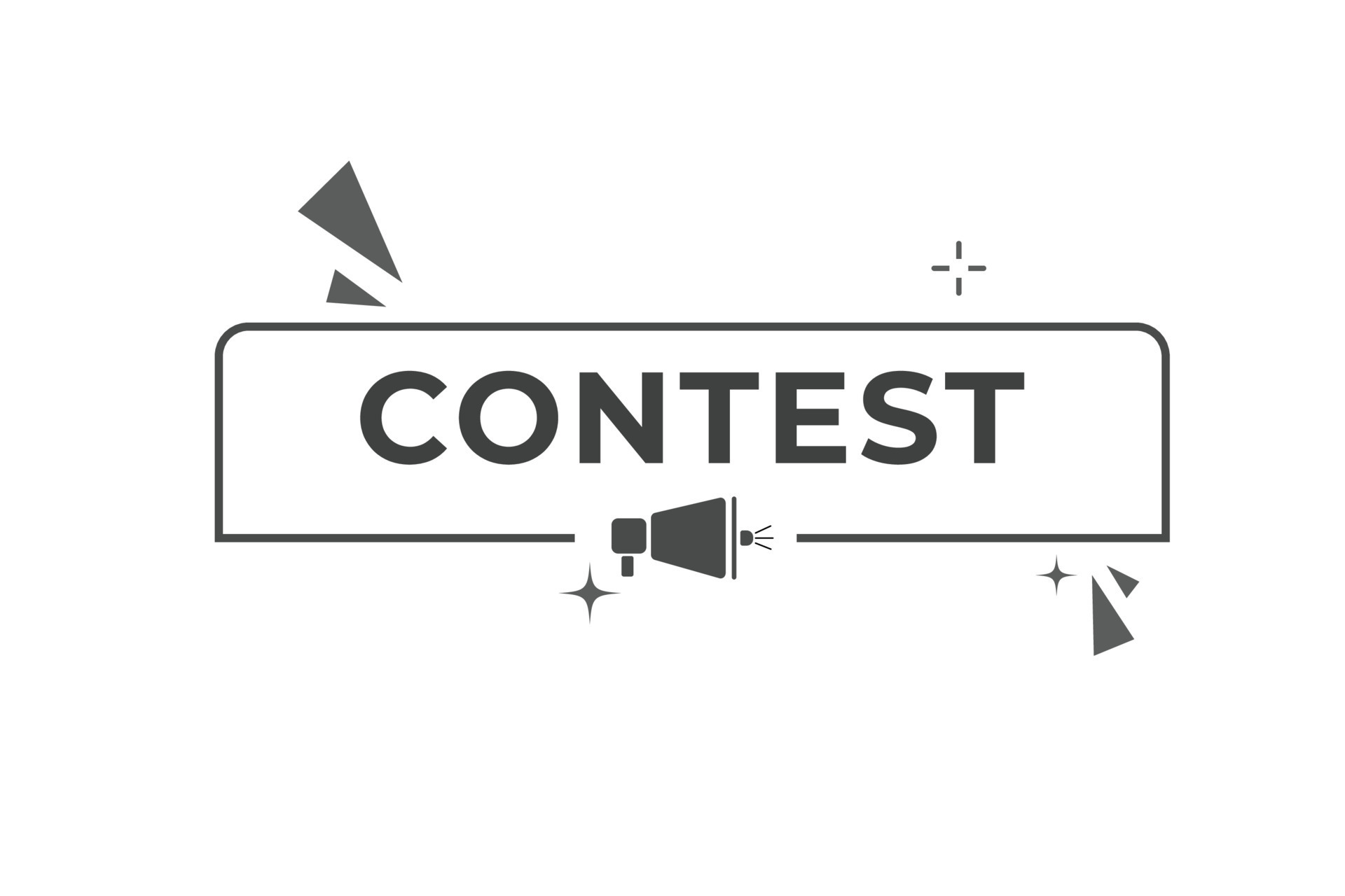 Contest Button. Speech Bubble, Banner Label Contest 21386773 Vector Art ... Contest Button. Speech Bubble, Banner Label Contest 21386773 Vector Art ...