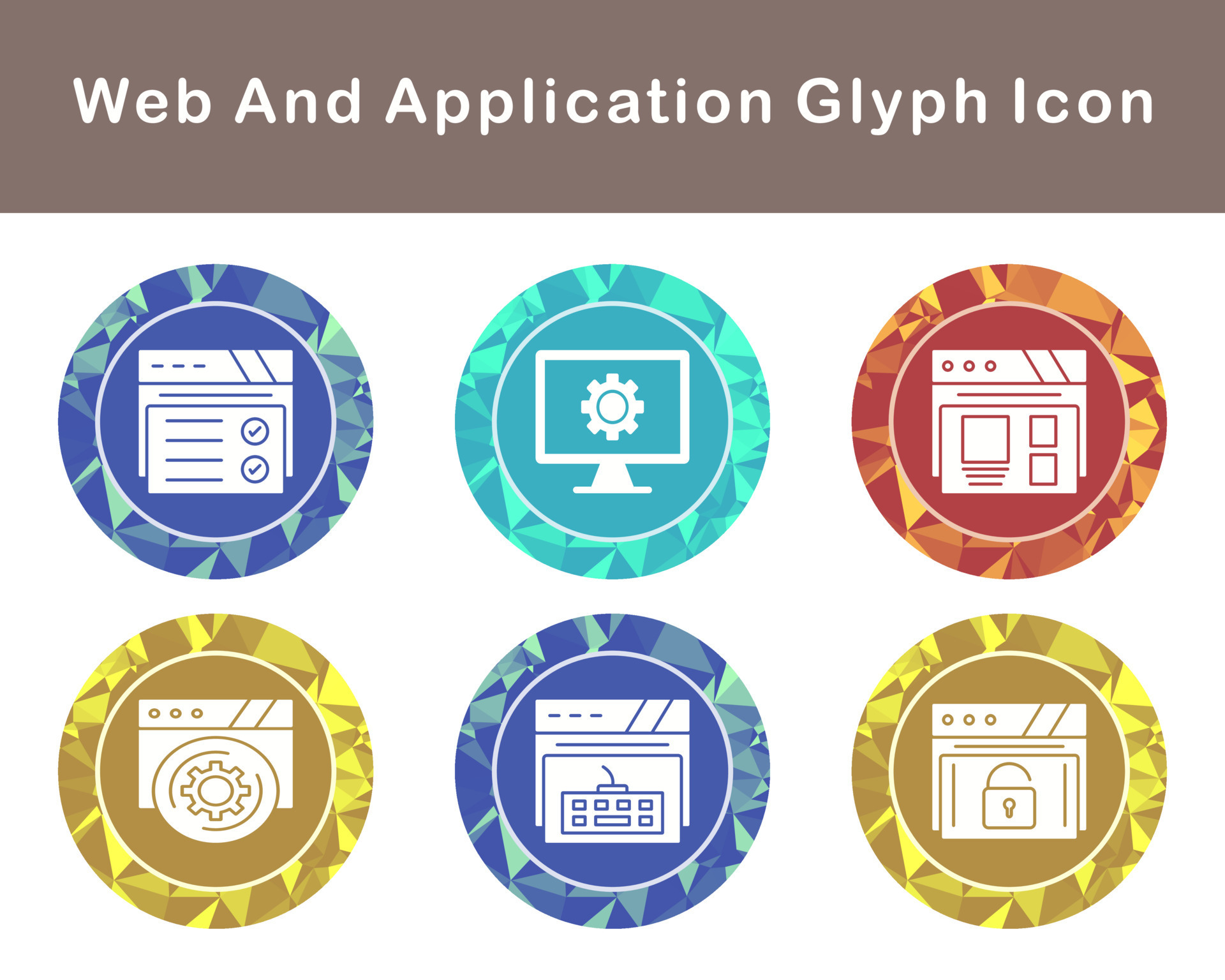 Web And Application Vector Icon Set 21393352 Vector Art At Vecteezy