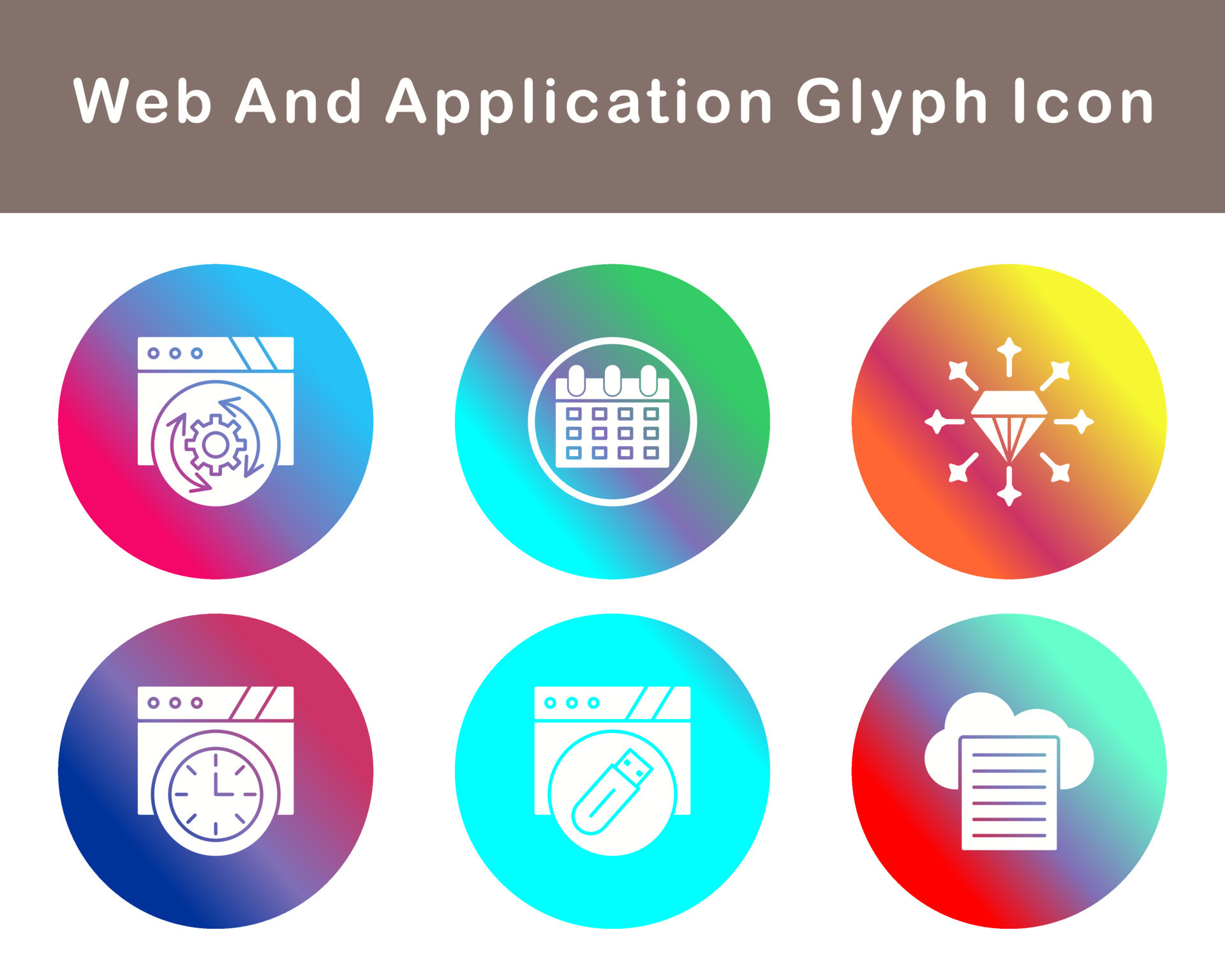 Web And Application Vector Icon Set 21394152 Vector Art at Vecteezy