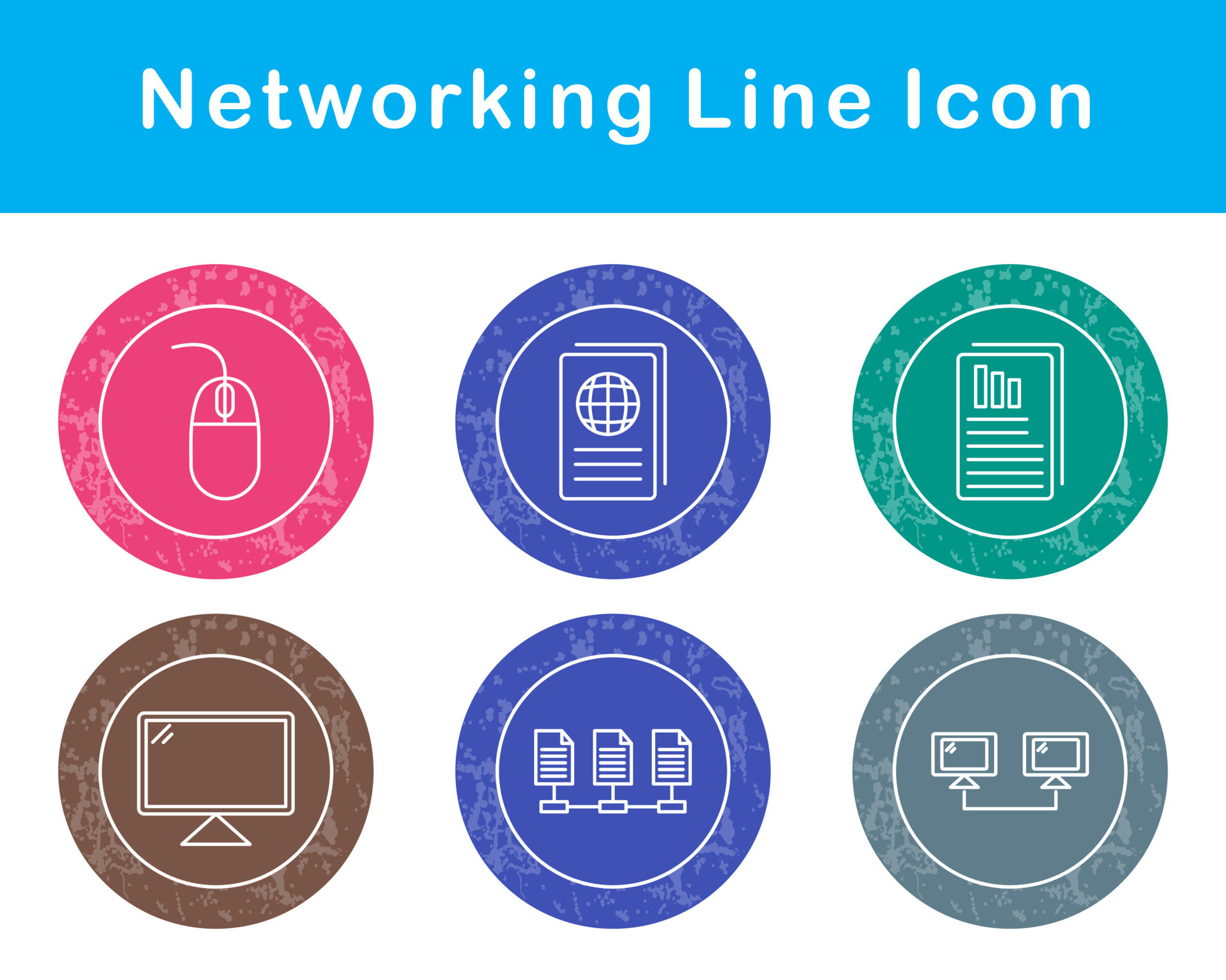 Networking Vector Icon Set 21394575 Vector Art at Vecteezy