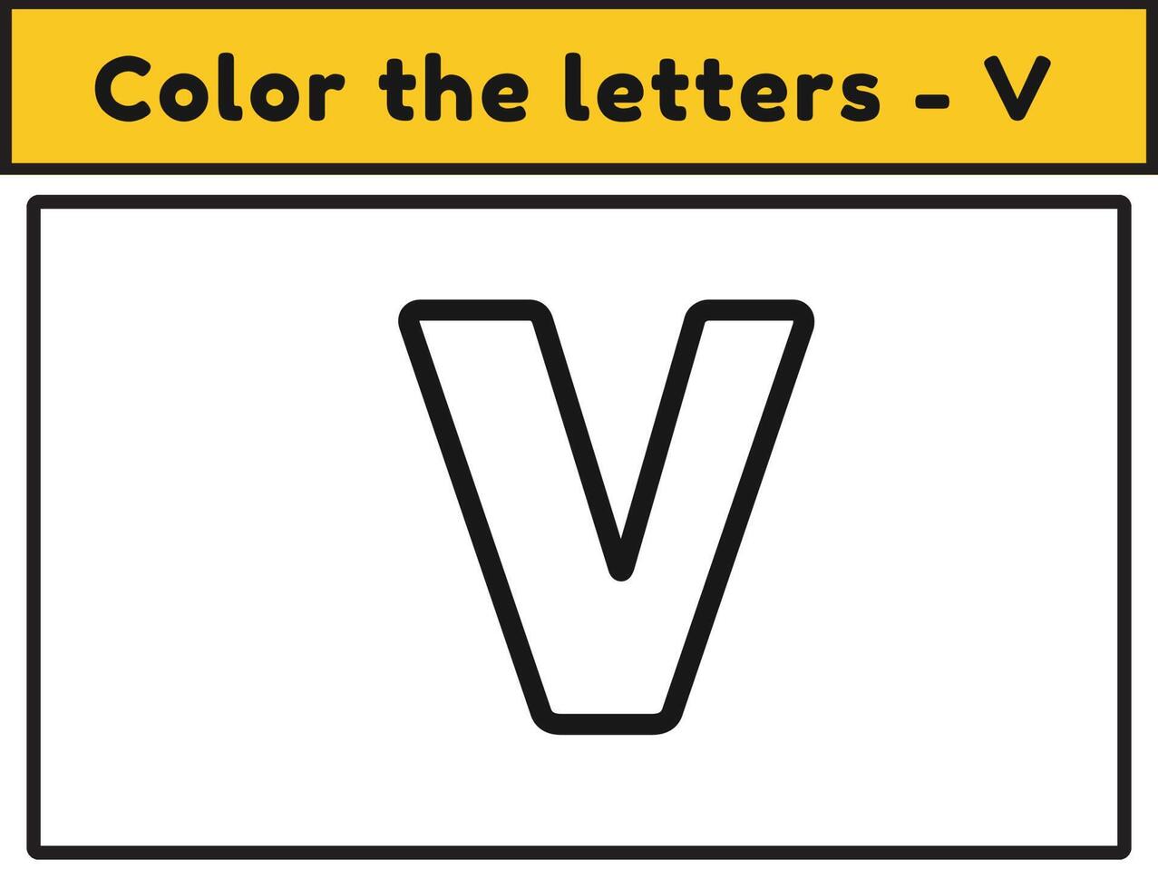 Letter V Art Activities