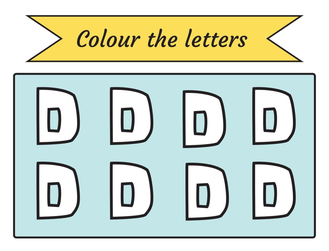 Printable Coloured Alphabet Letters