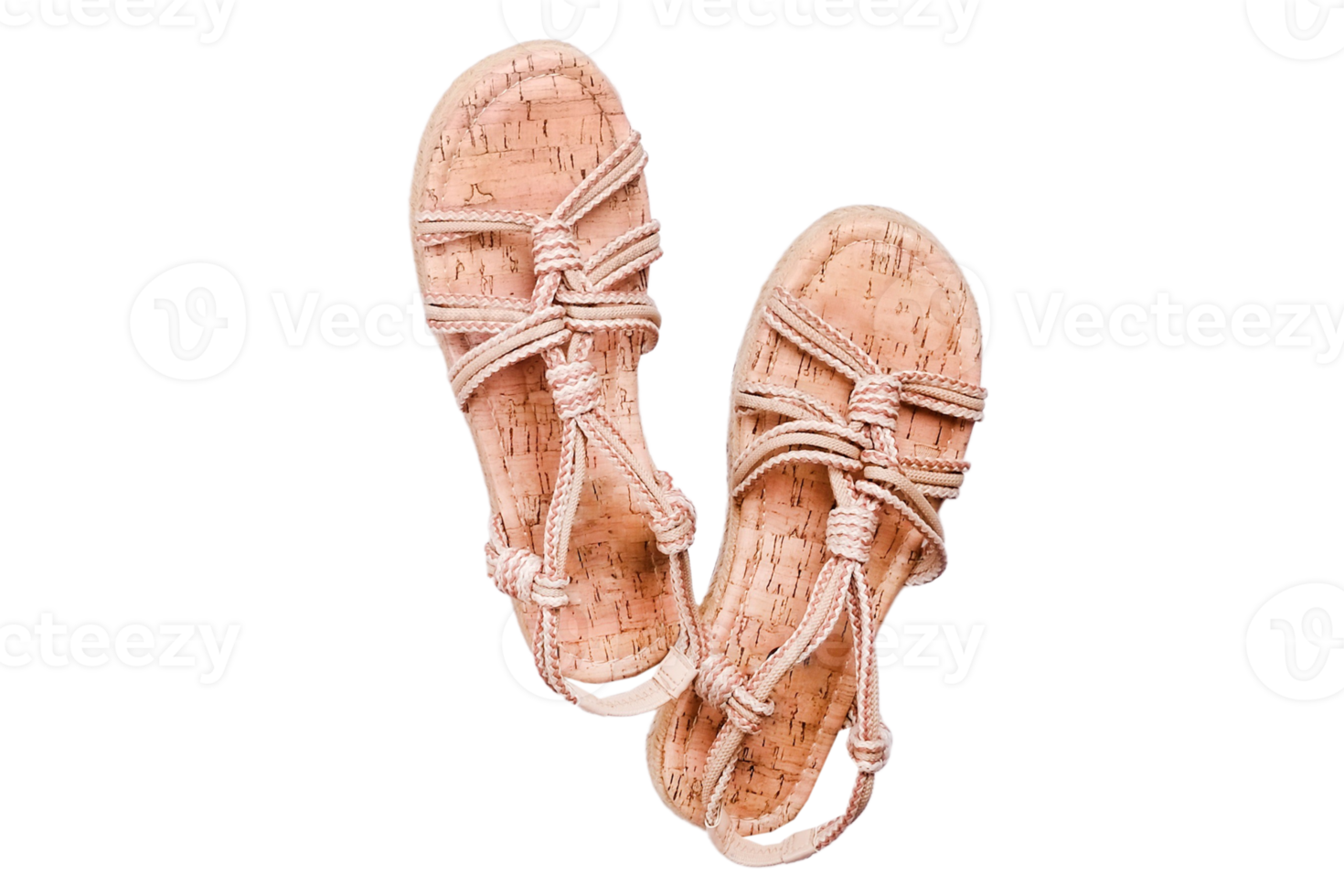 Beige sandals isolated on a transparent background 21396457 PNG