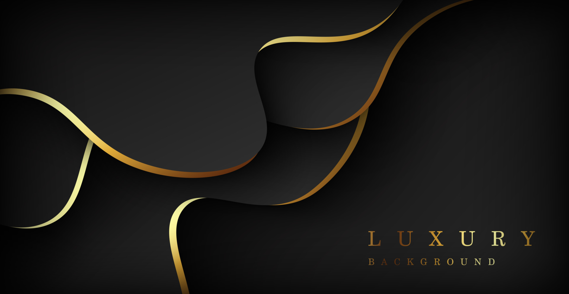 abstract dark grey gradient color with golden line wavy shape luxury ... abstract dark grey gradient color with golden line wavy shape luxury ...