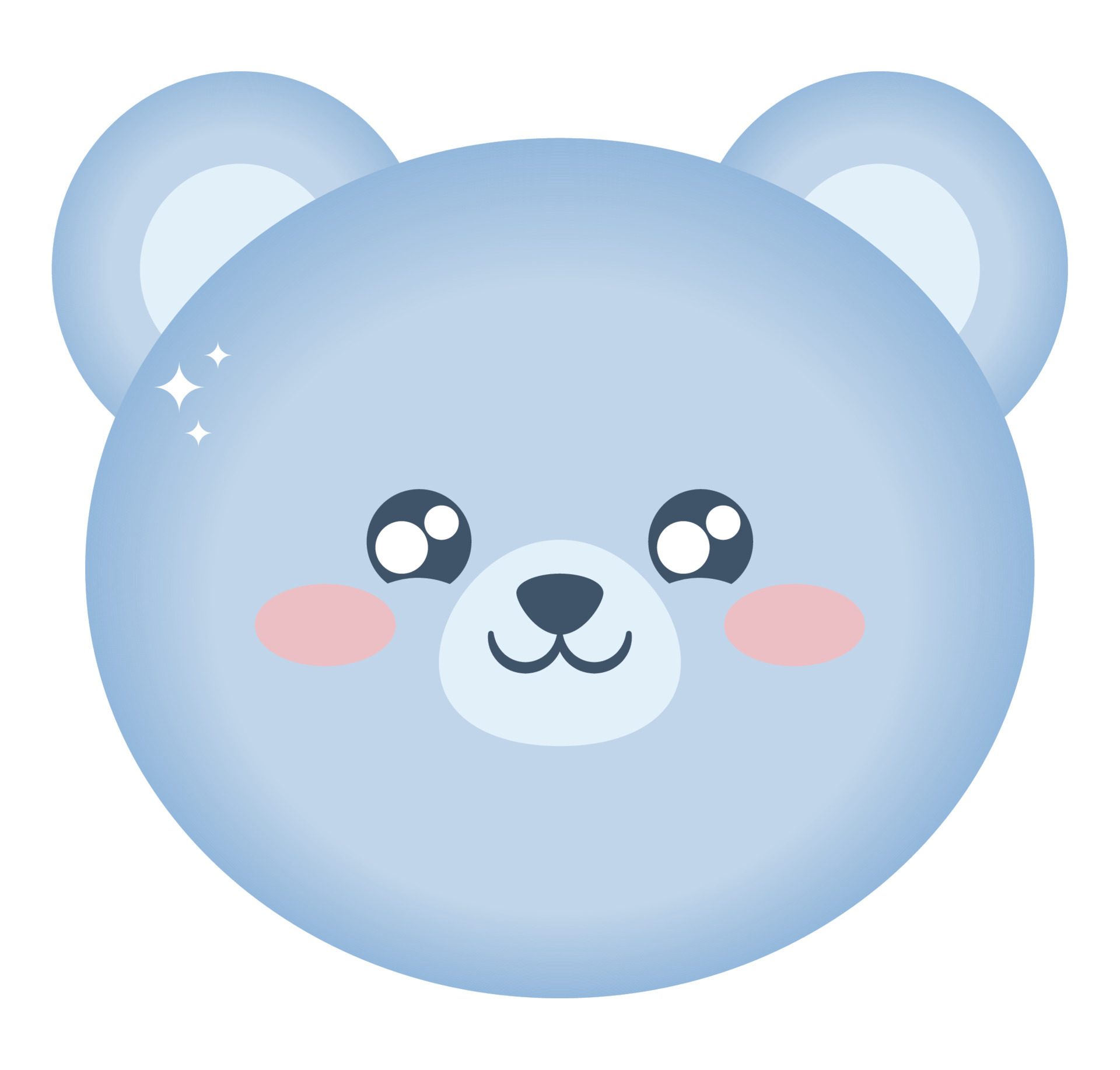 cara de oso de peluche 21398551 Vector en Vecteezy