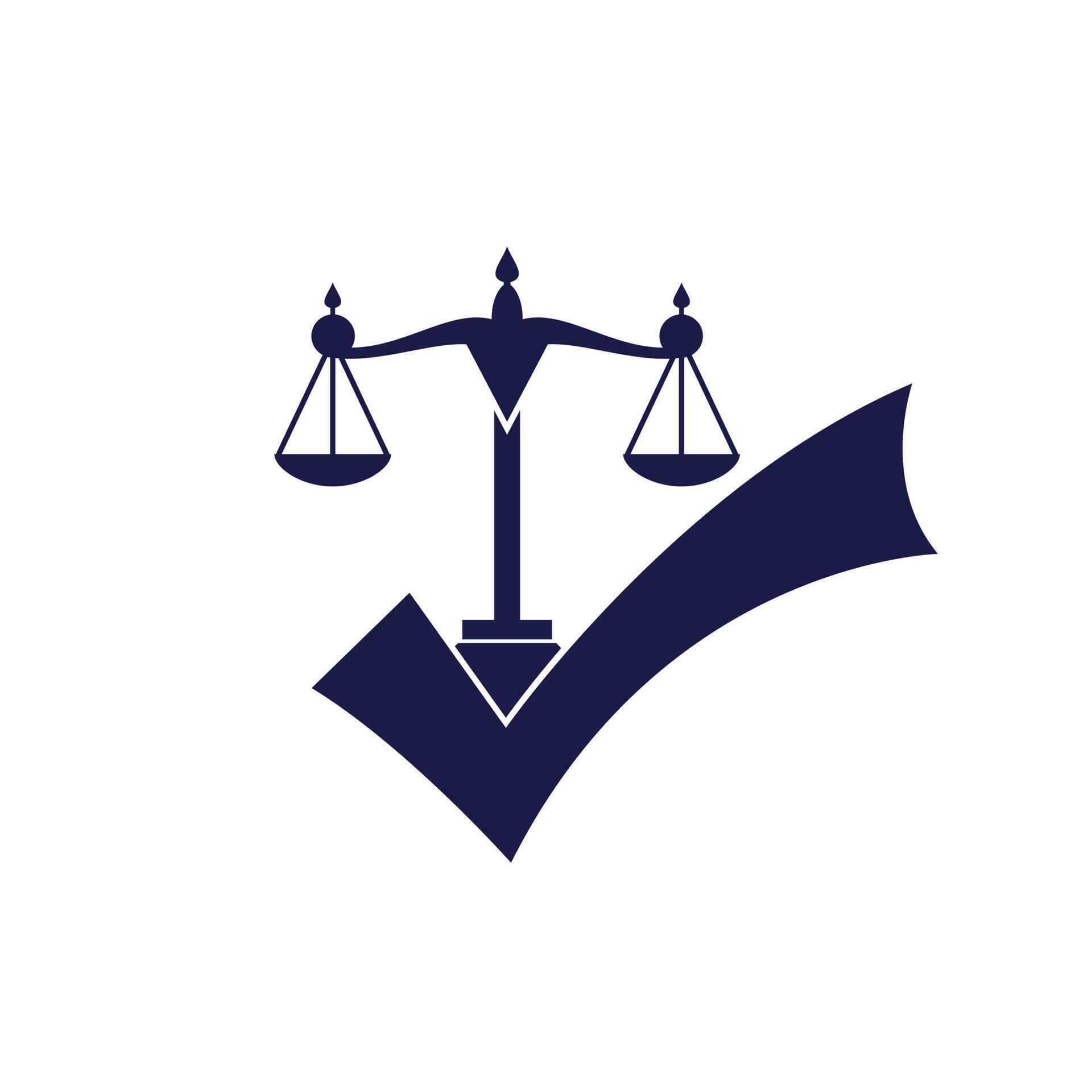 WebLaw firm vector logo design. Law scale with check sign icon vector design. 21401550 Vector ...