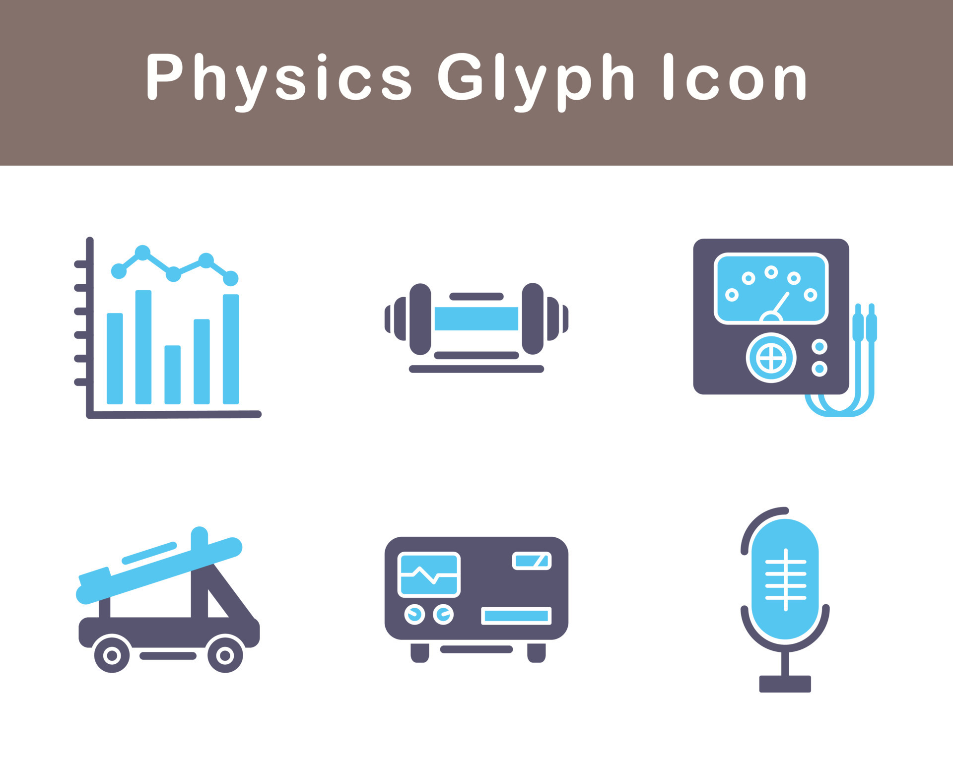 Physics Vector Icon Set 21402148 Vector Art at Vecteezy