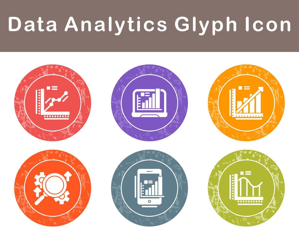 Data Analytics Vector Icon Set 21402371 Vector Art at Vecteezy