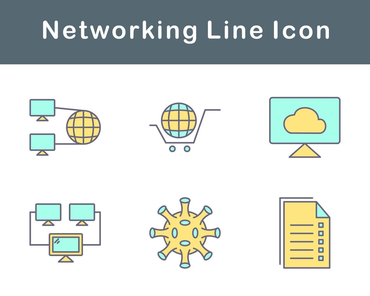 Networking Vector Icon Set 21402410 Vector Art at Vecteezy