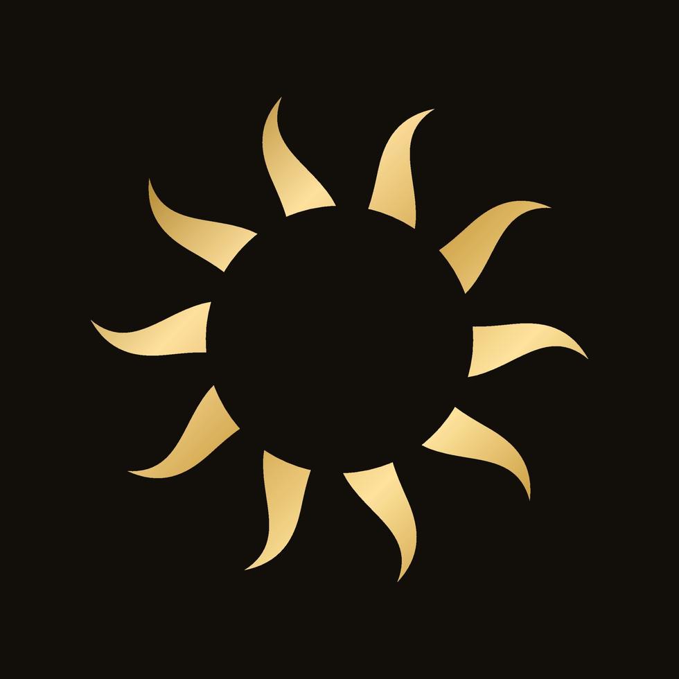 Gold Sun Logo