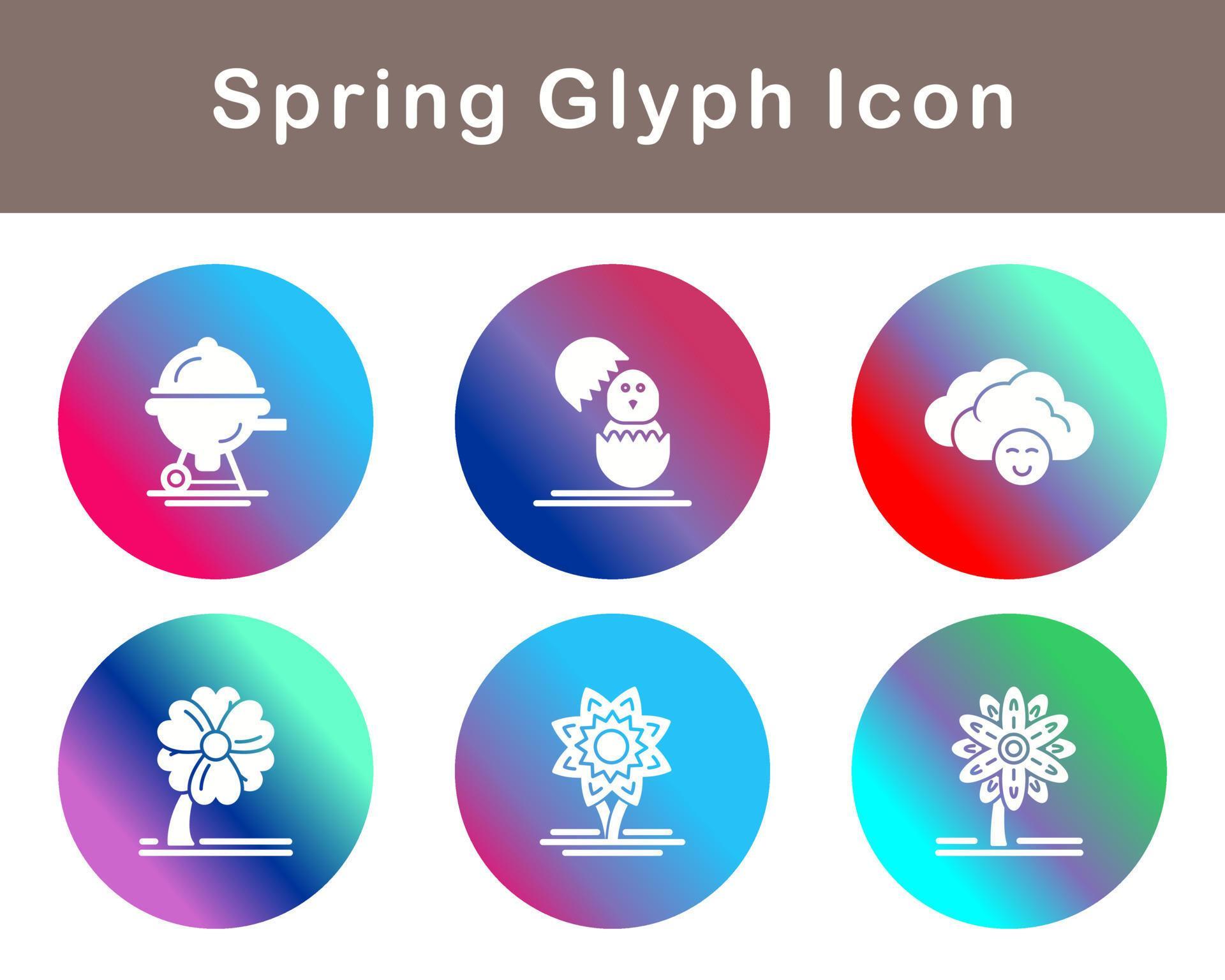 Spring Vector Icon Set 21406003 Vector Art at Vecteezy