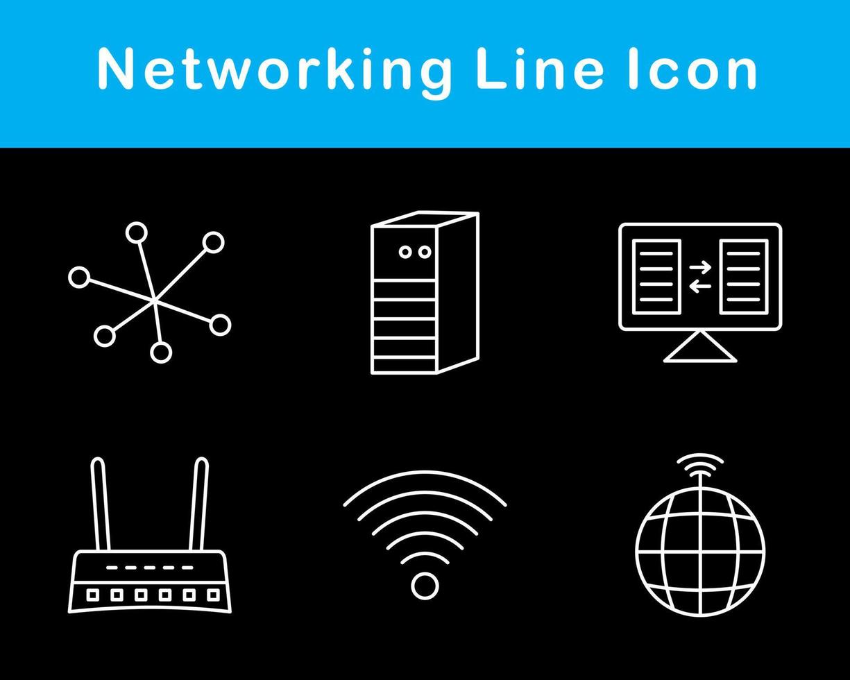 Networking Vector Icon Set 21408080 Vector Art at Vecteezy