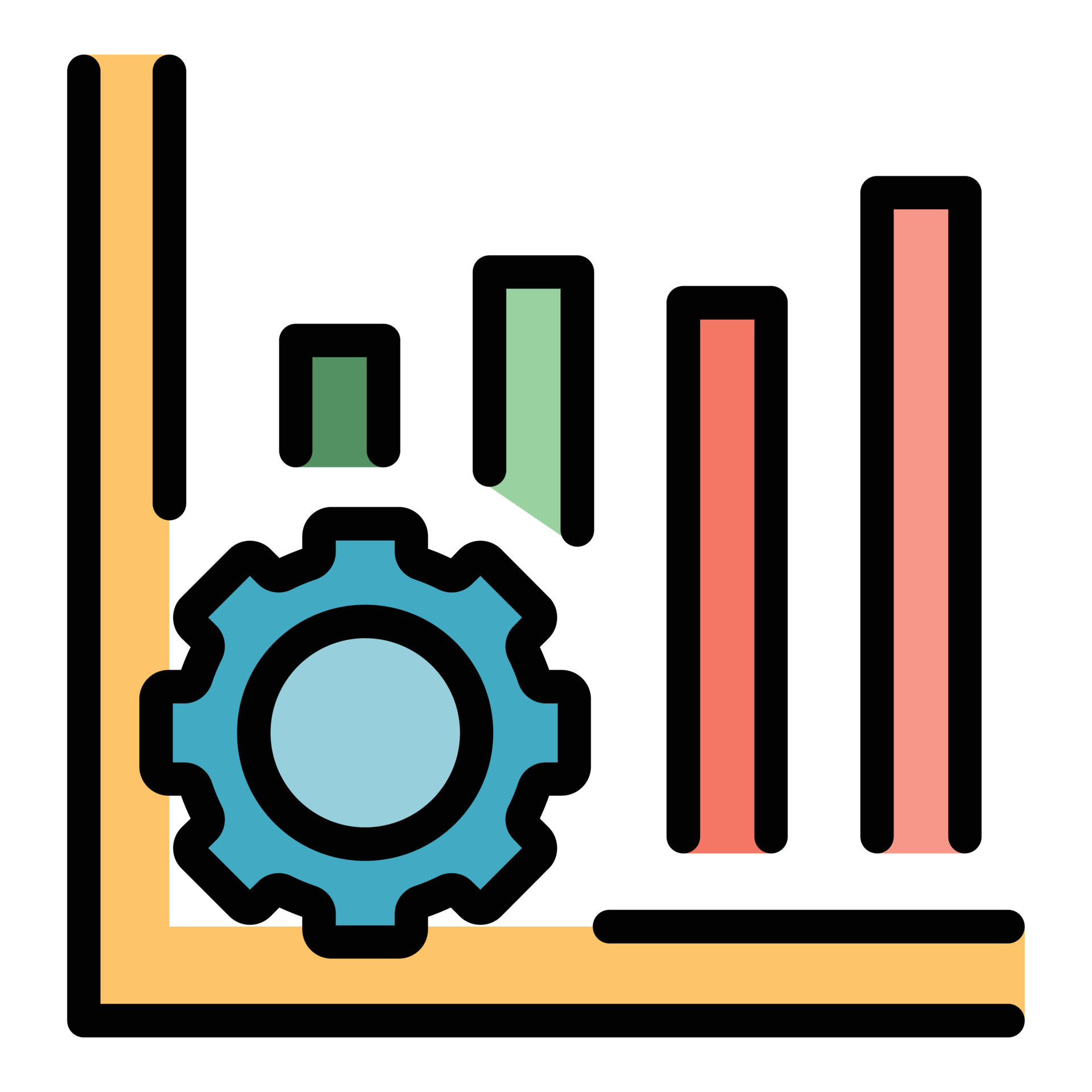Finance graph icon vector flat 21409721 Vector Art at Vecteezy