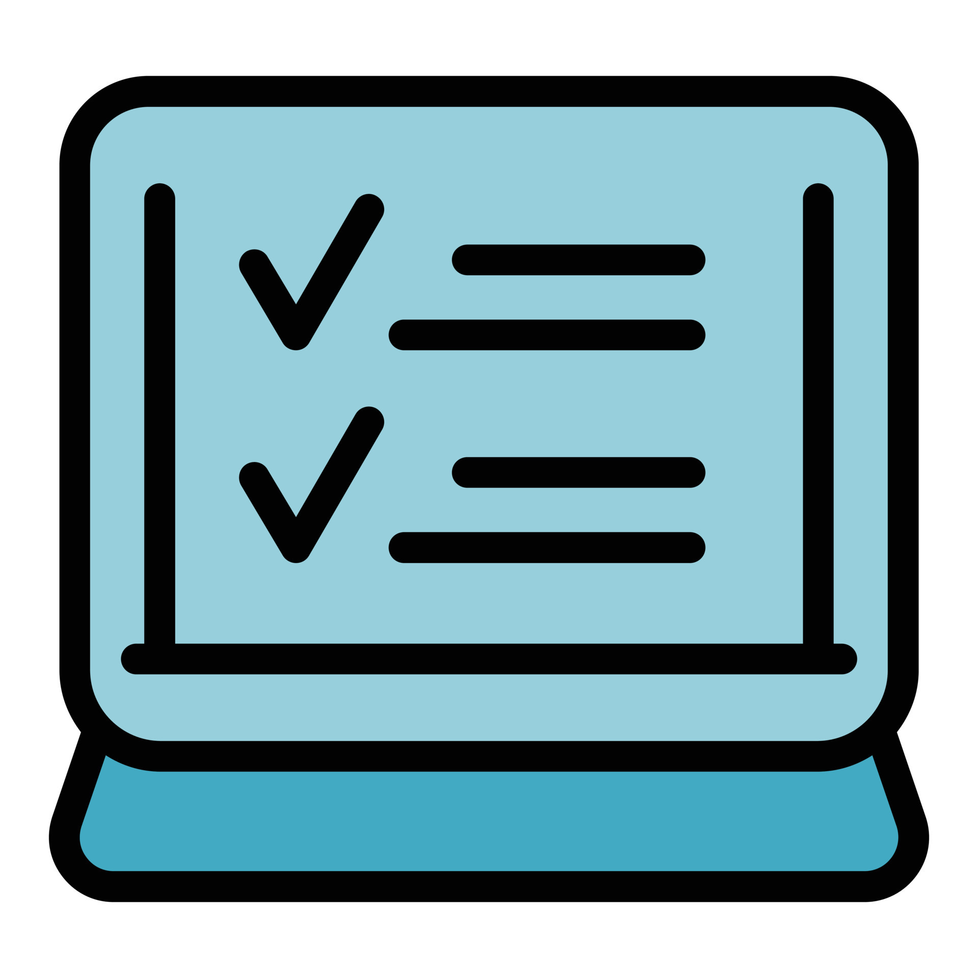 Online task icon vector flat 21409739 Vector Art at Vecteezy