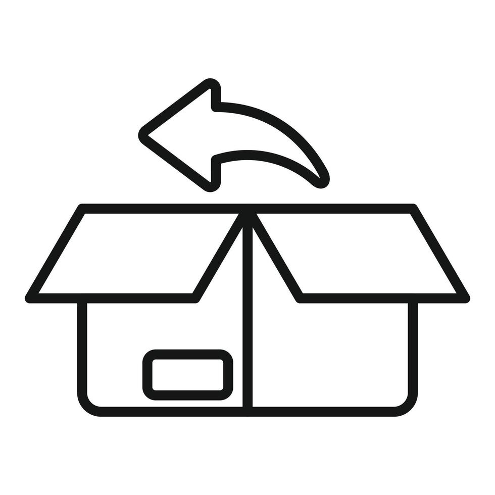 Return product box icon outline vector. Parcel delivery 21410230 Vector ... Return product box icon outline vector. Parcel delivery 21410230 Vector ...