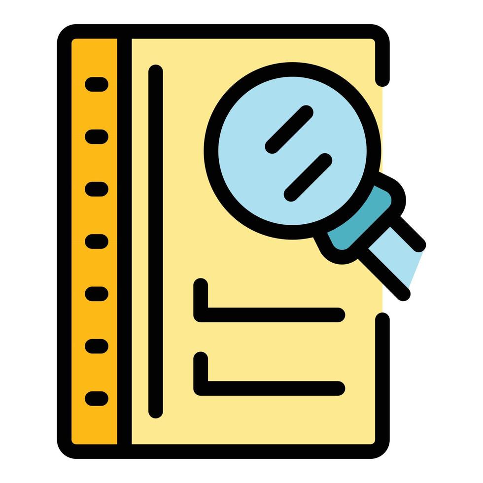 Task schedule search icon vector flat 21412981 Vector Art at Vecteezy