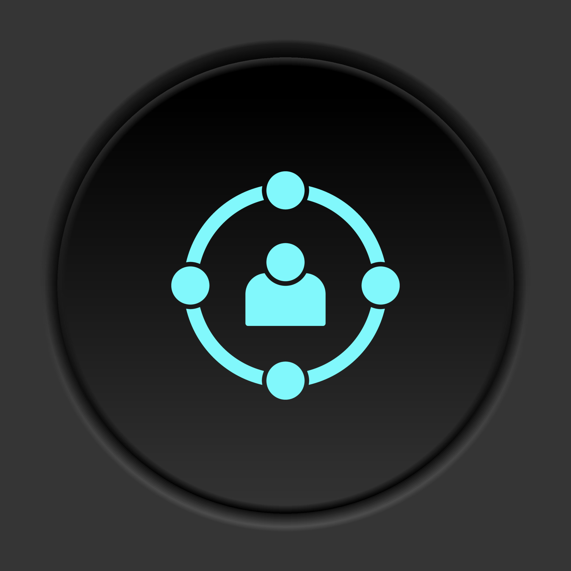 Round Button Icon Skills Users Avatar Button Banner Round Badge Interface For Application