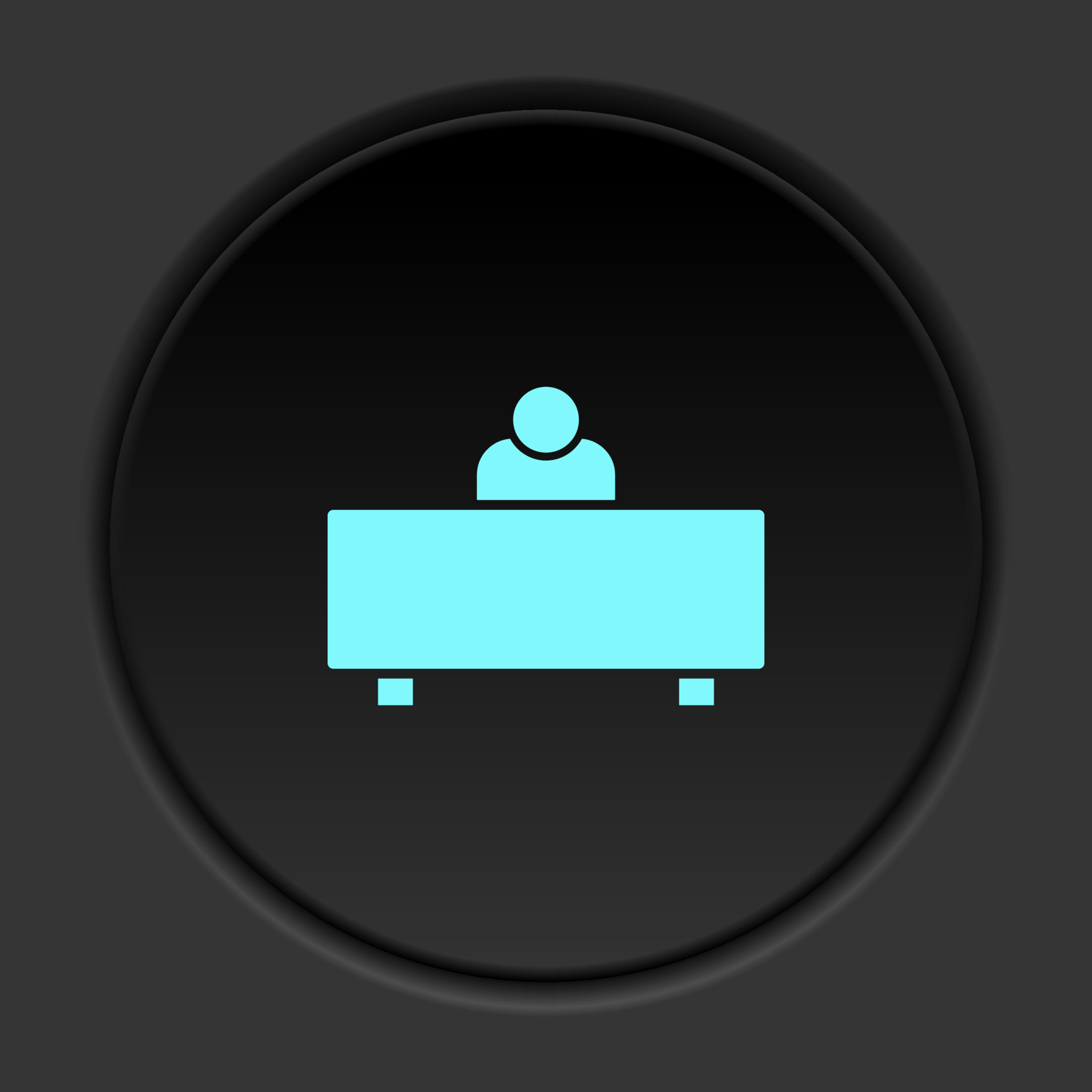 Round Button Icon Workplace User Button Banner Round Badge Interface For Application