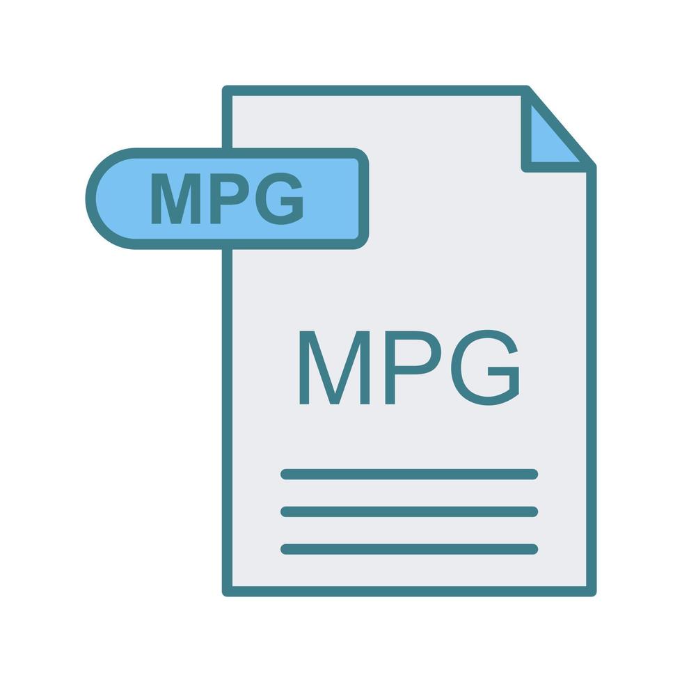 MPG Vector Icon 21416827 Vector Art at Vecteezy