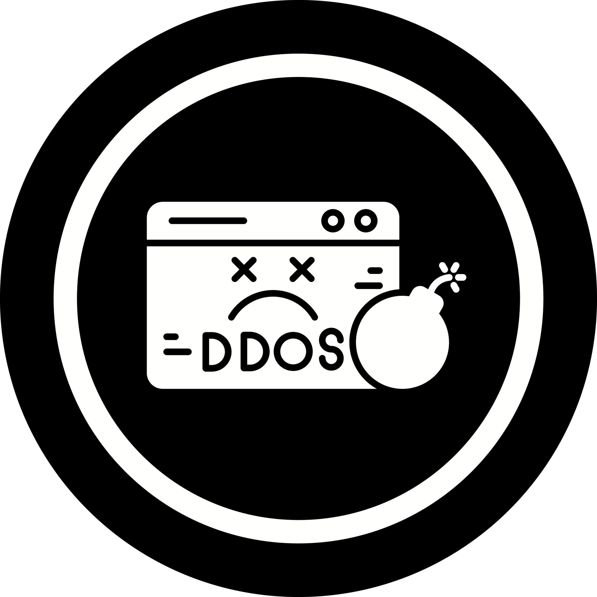 Ddos Vector Icon 21418175 Vector Art At Vecteezy