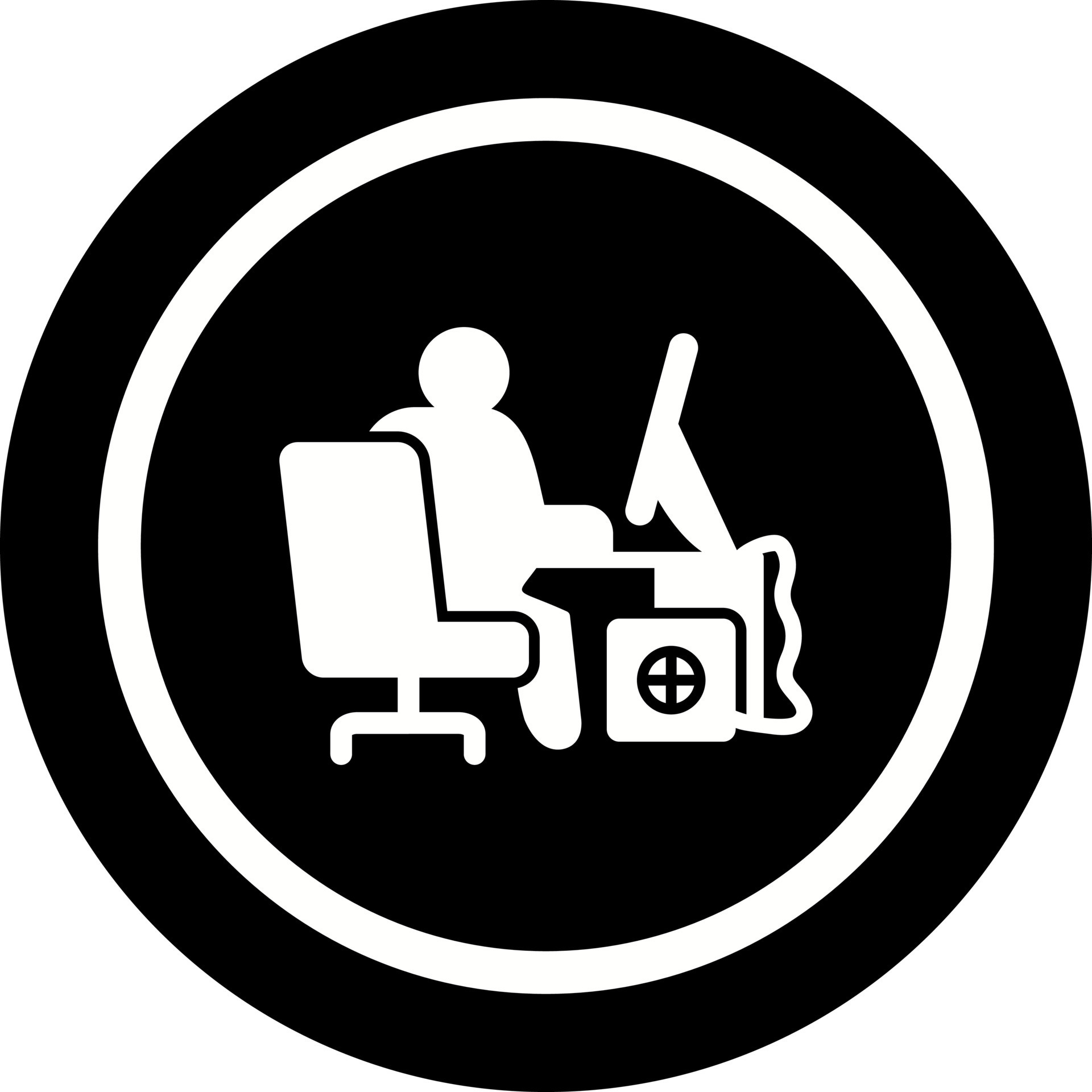 Computer Worker Vector Icon 21418722 Vector Art at Vecteezy