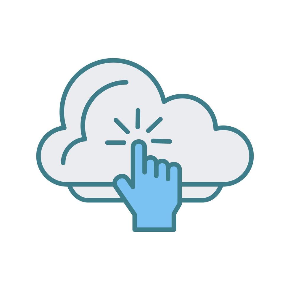 Cloud Computing Vector Icon 21419040 Vector Art at Vecteezy