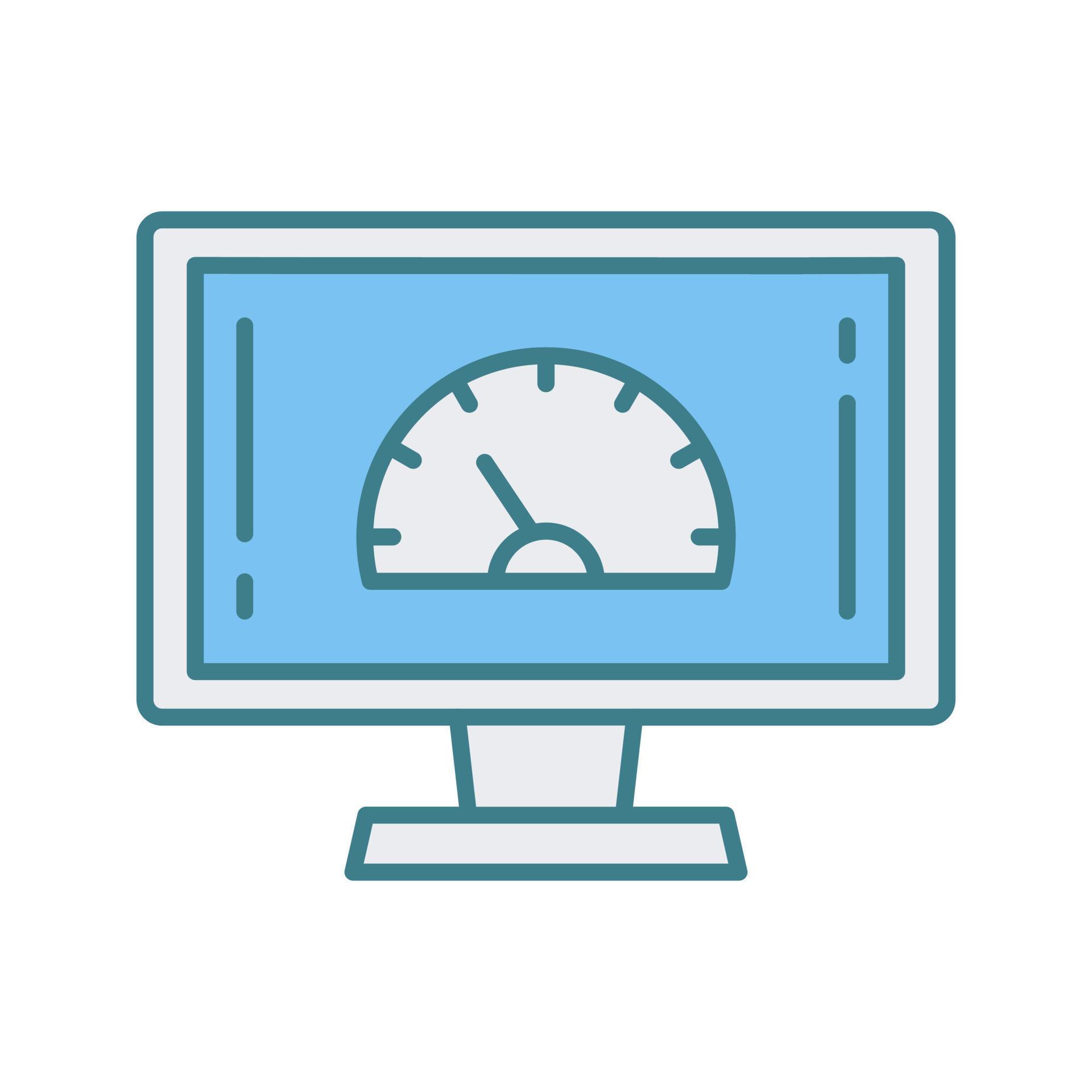 Speed Test Vector Icon 21419725 Vector Art At Vecteezy