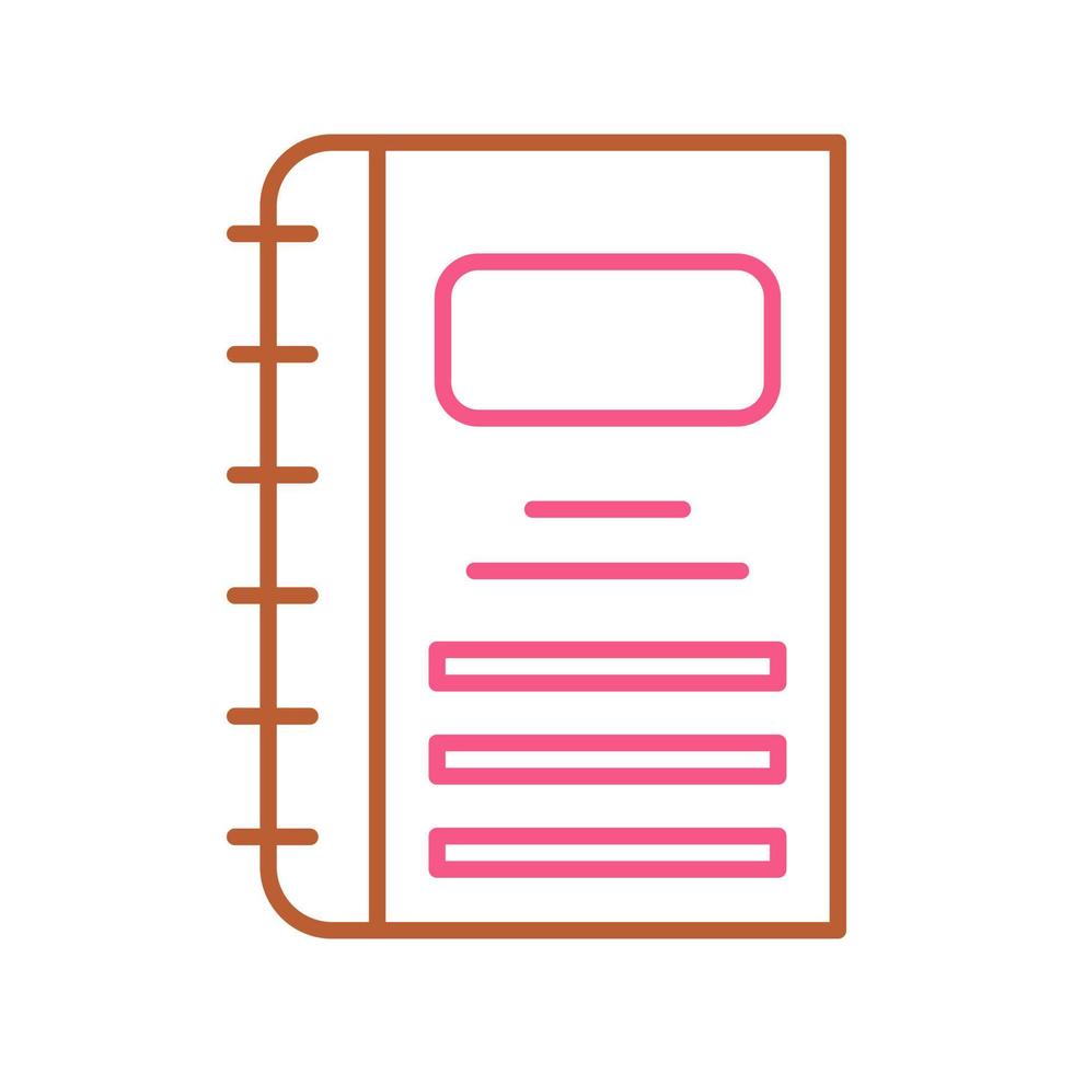 Notebook Vector Icon 21425194 Vector Art at Vecteezy