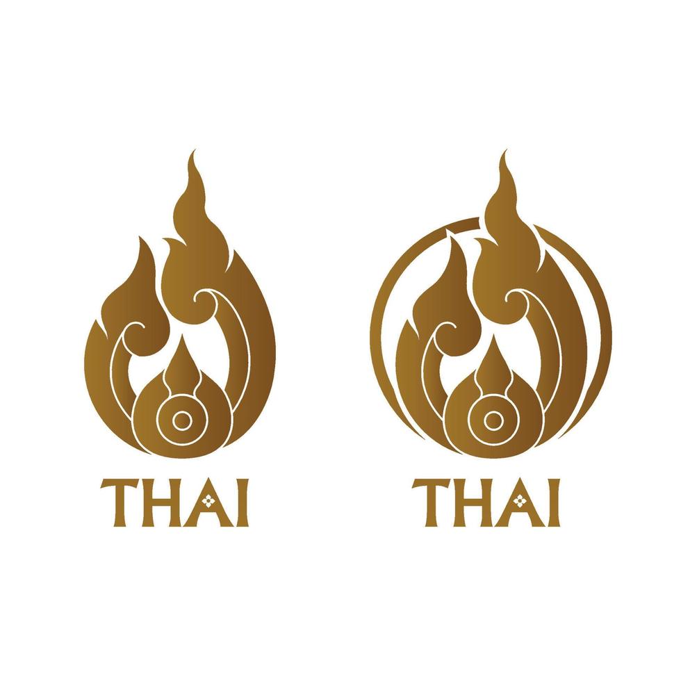 Thai Arts element for Thai graphic design vector illustration. 21425865 Vector Art at Vecteezy