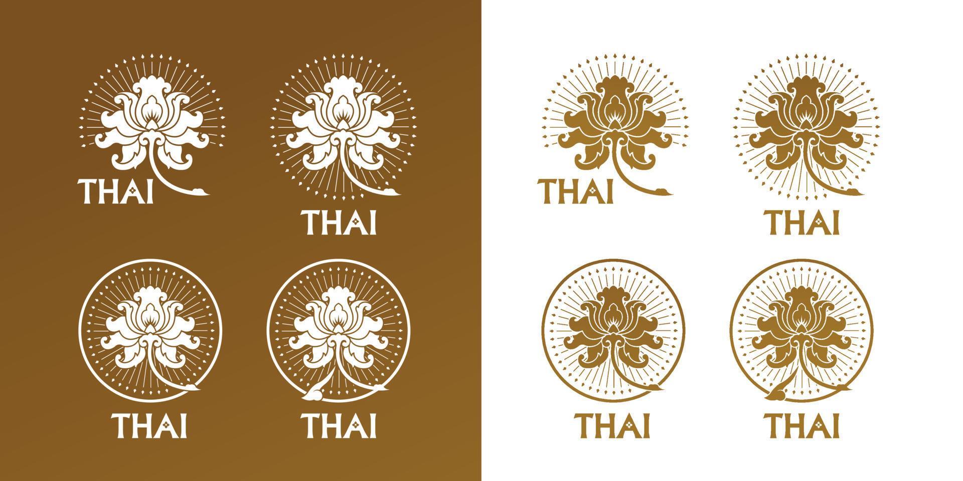 Thai Arts element for Thai graphic design vector illustration. 21426352 Vector Art at Vecteezy