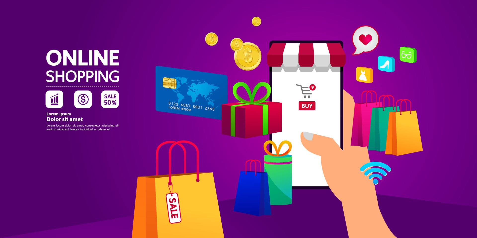 Online shopping idea vector illustration 21426536 Vector Art at Vecteezy Online shopping idea vector illustration 21426536 Vector Art at Vecteezy