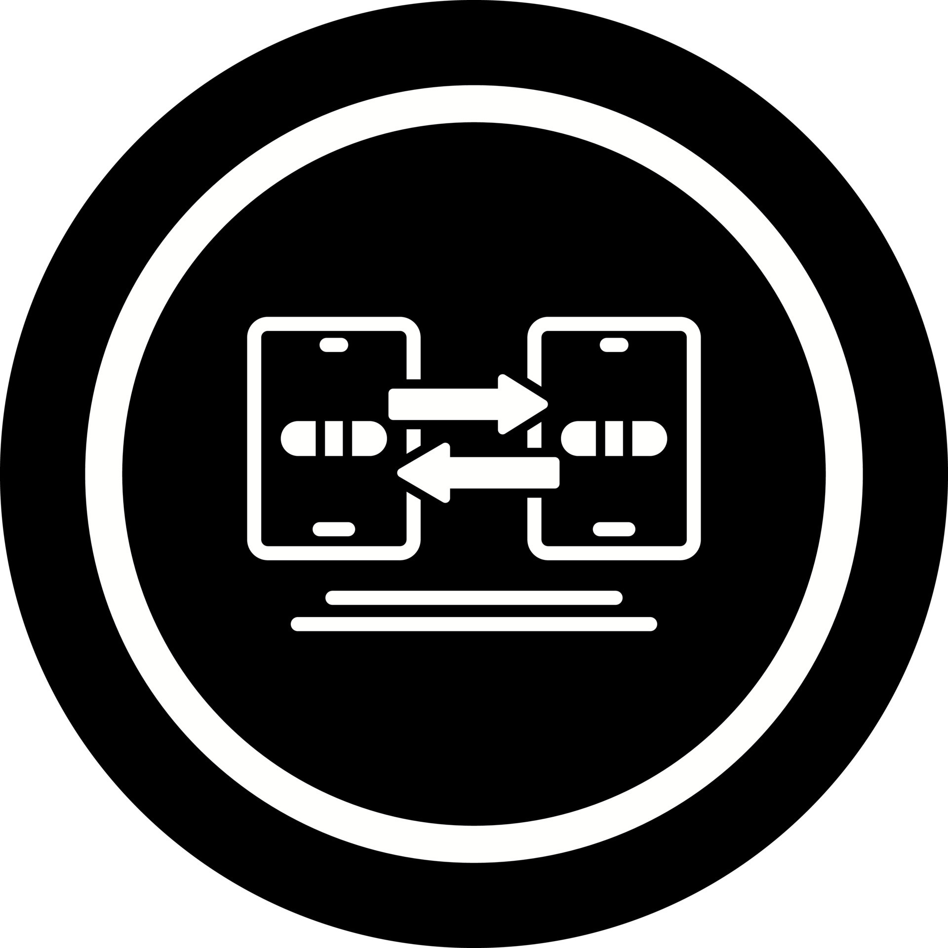Data Synchronization Vector Icon 21426807 Vector Art At Vecteezy