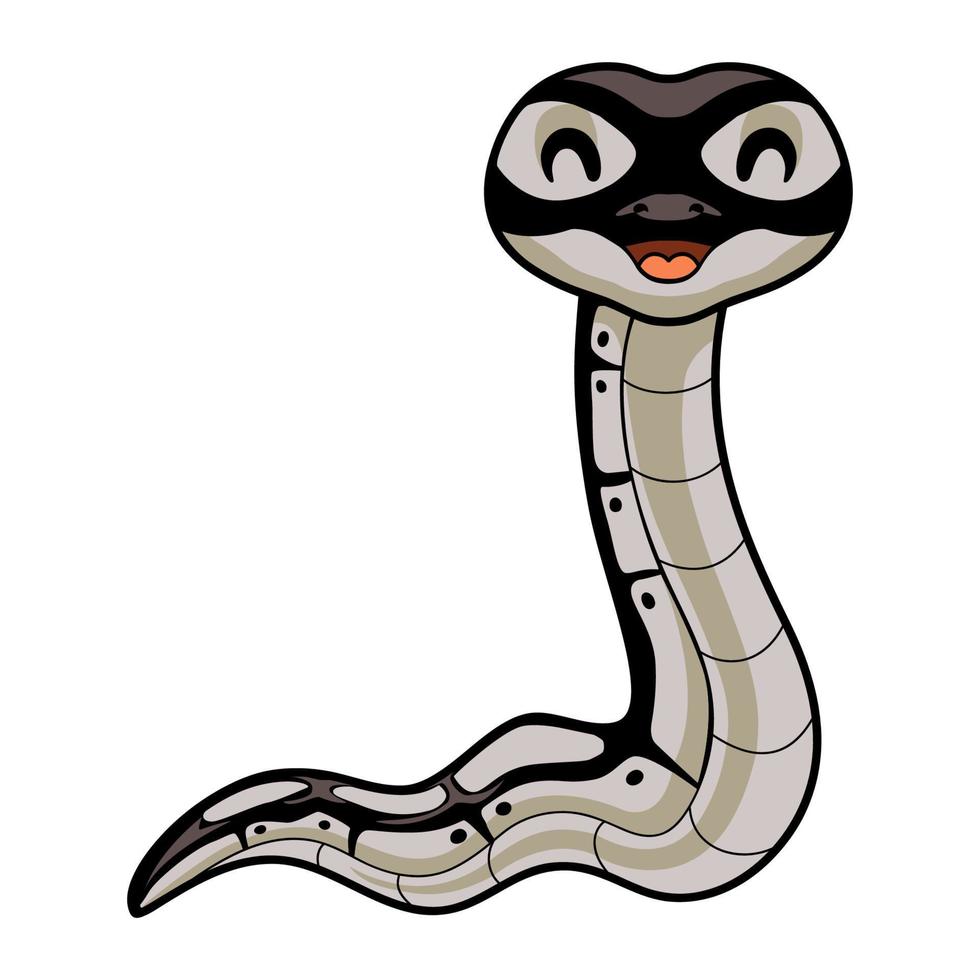 Cute happy python snake cartoon 21429104 Vector Art at Vecteezy