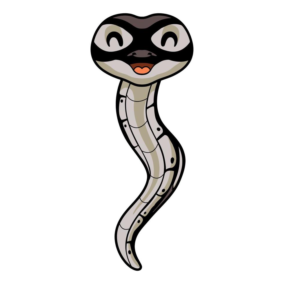 Cute happy python snake cartoon 21429107 Vector Art at Vecteezy