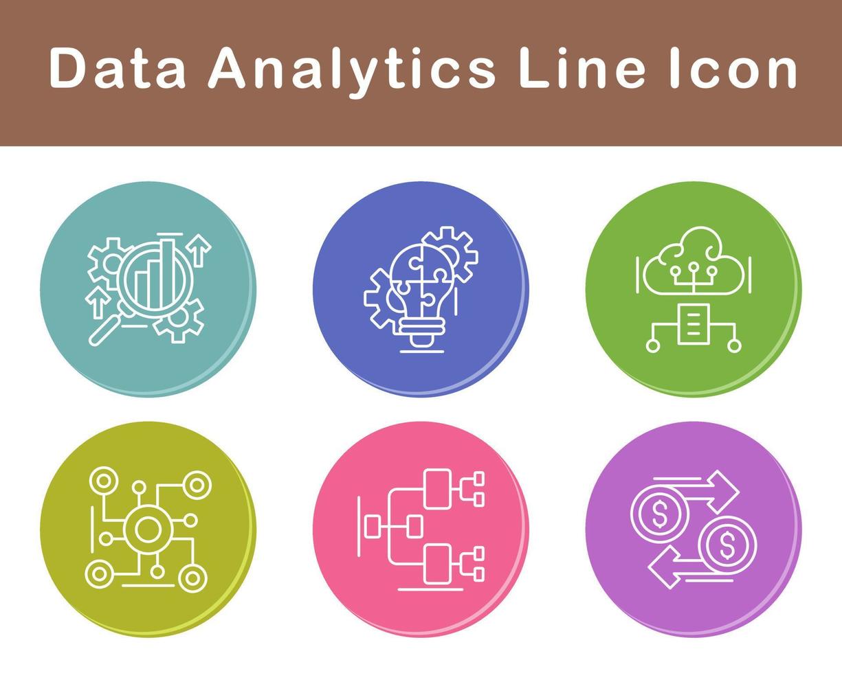 Data Analytics Vector Icon Set 21431761 Vector Art at Vecteezy