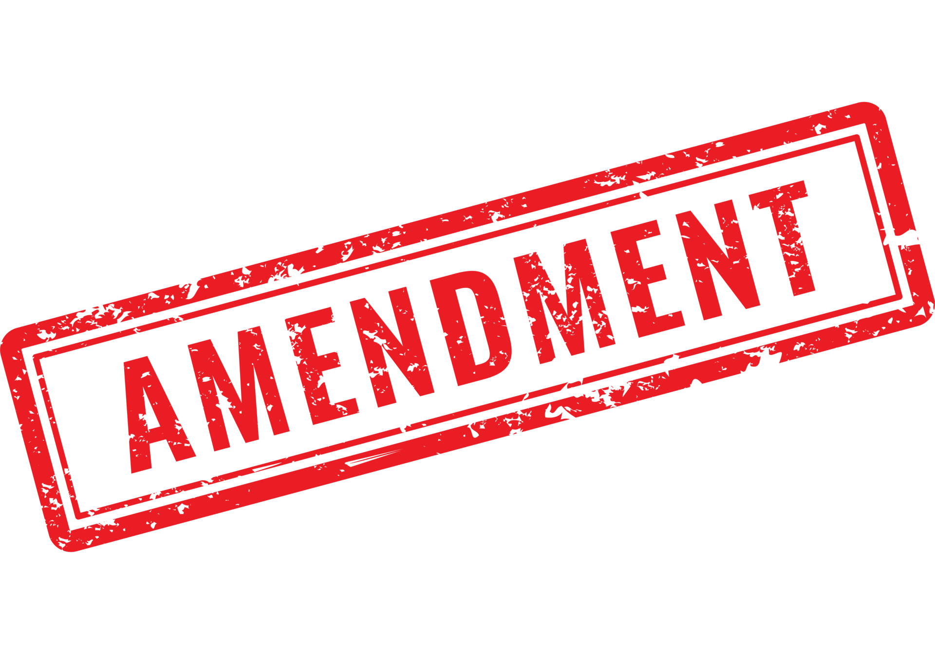 Amendment Rubber Stamp 21433021 PNG
