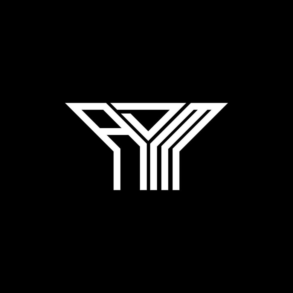 diseño creativo del logotipo de la letra adm con gráfico vectorial ... diseño creativo del logotipo de la letra adm con gráfico vectorial ...