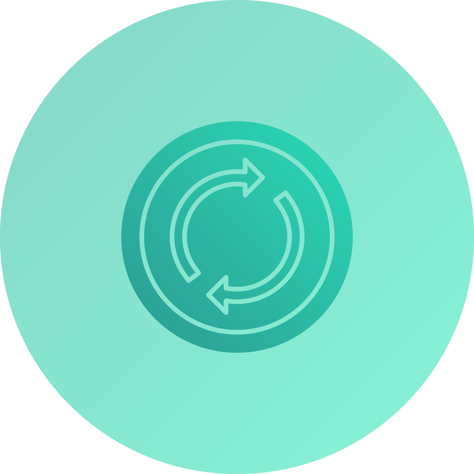 Loop Vector Icon 21439357 Vector Art at Vecteezy