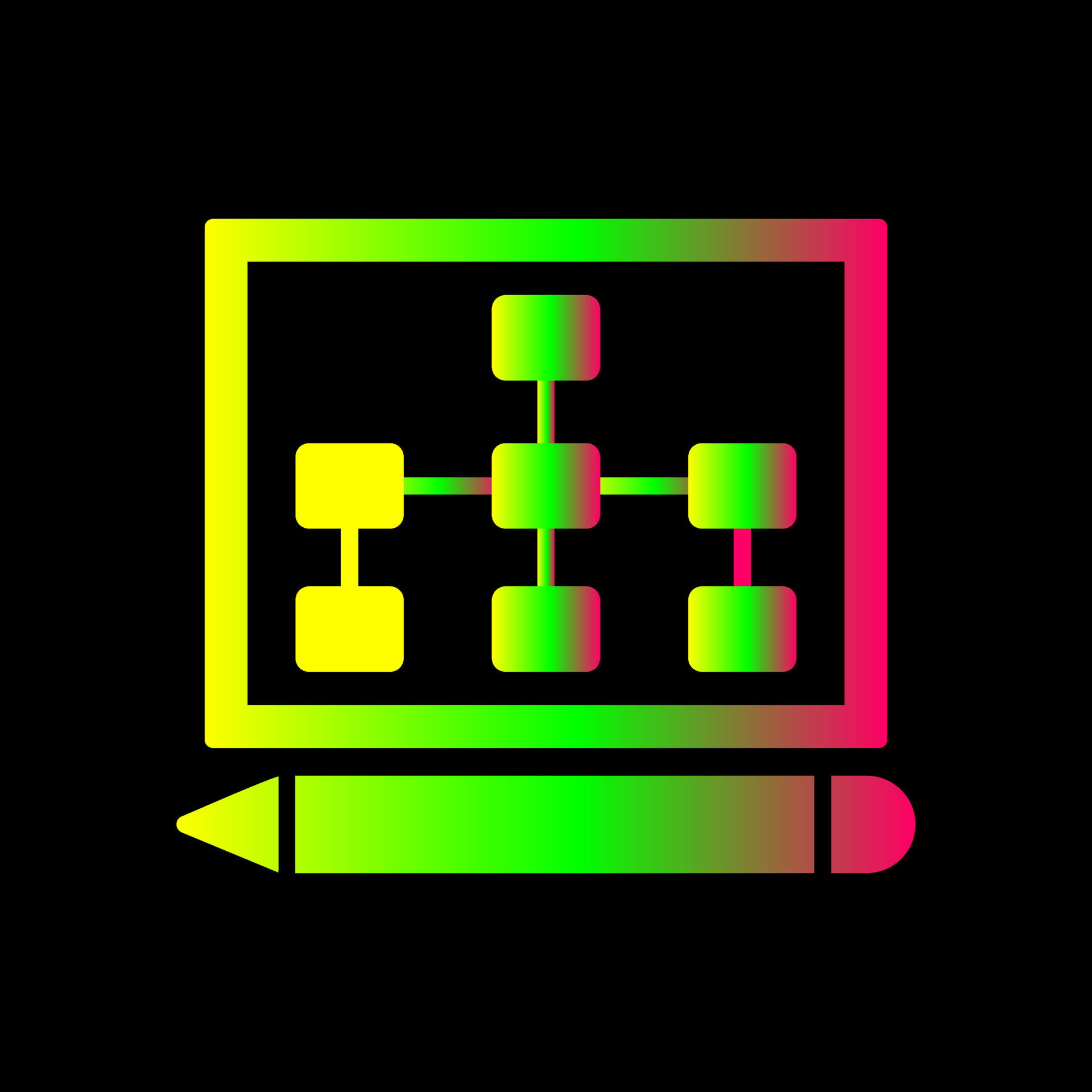 Draw Hierarchy Vector Icon 21440181 Vector Art At Vecteezy