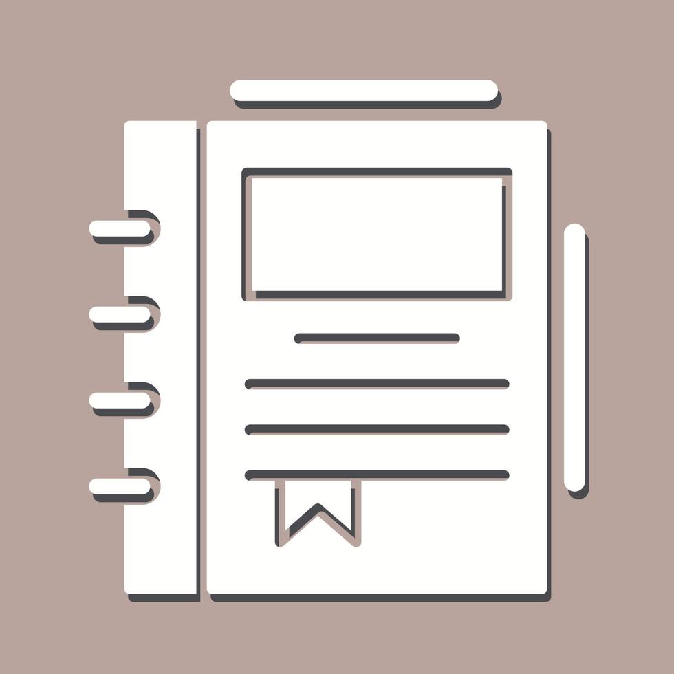 Spring Notebook Vector Icon 21441421 Vector Art At Vecteezy