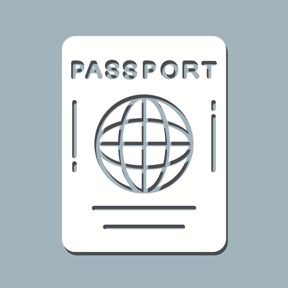 Passport Vector Icon 21443998 Vector Art At Vecteezy
