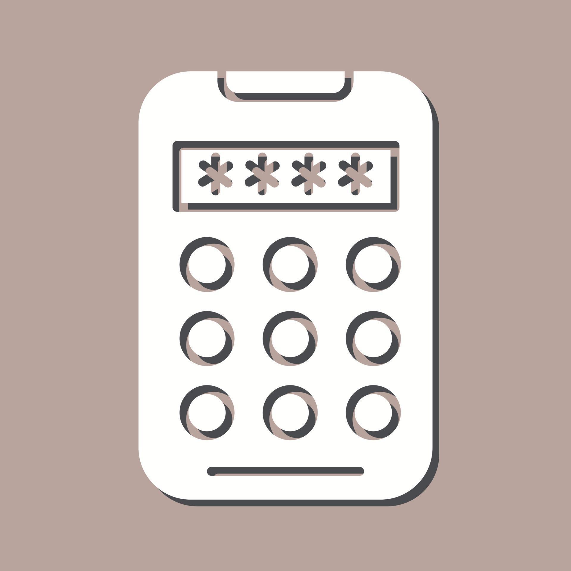 Pin Code Vector Icon 21444445 Vector Art at Vecteezy