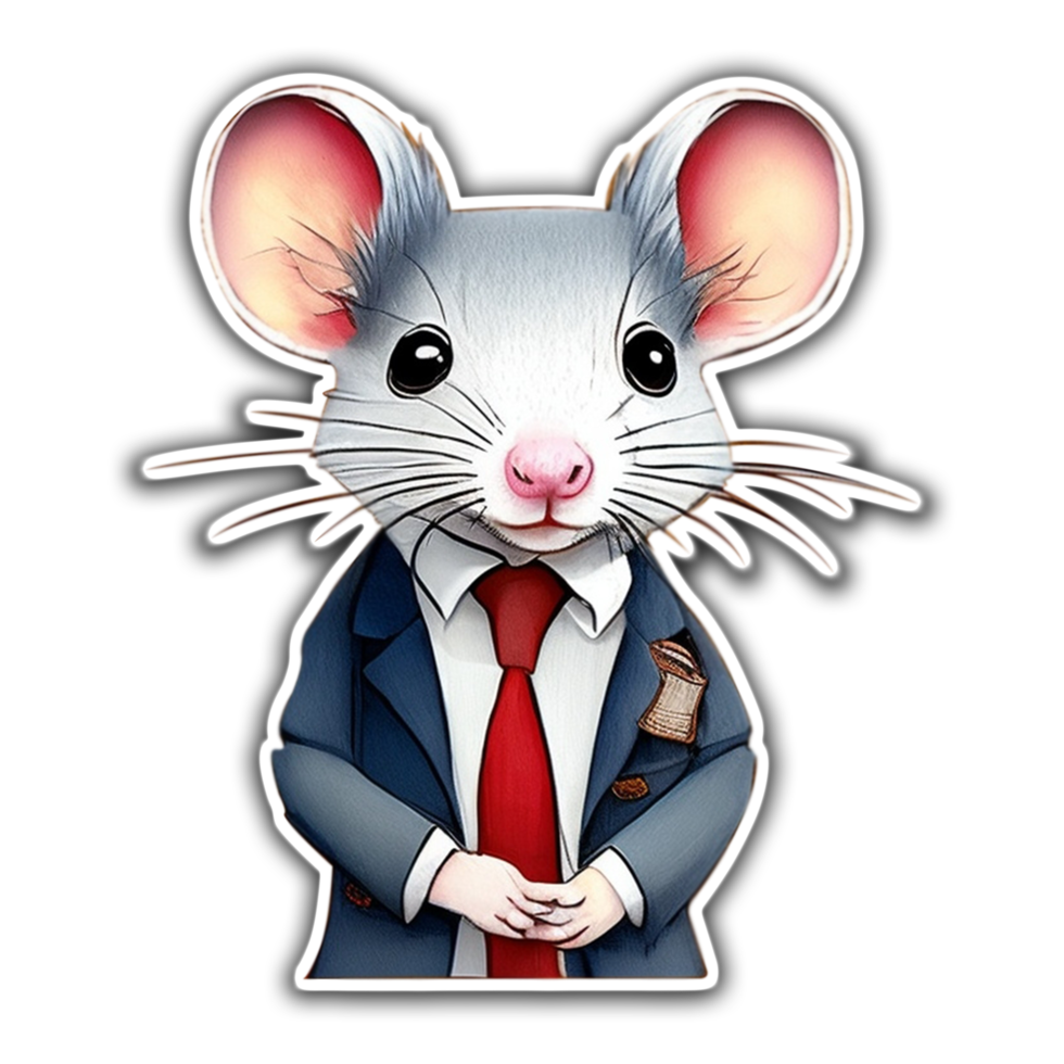 Mr. Rat Sticker 21444468 PNG