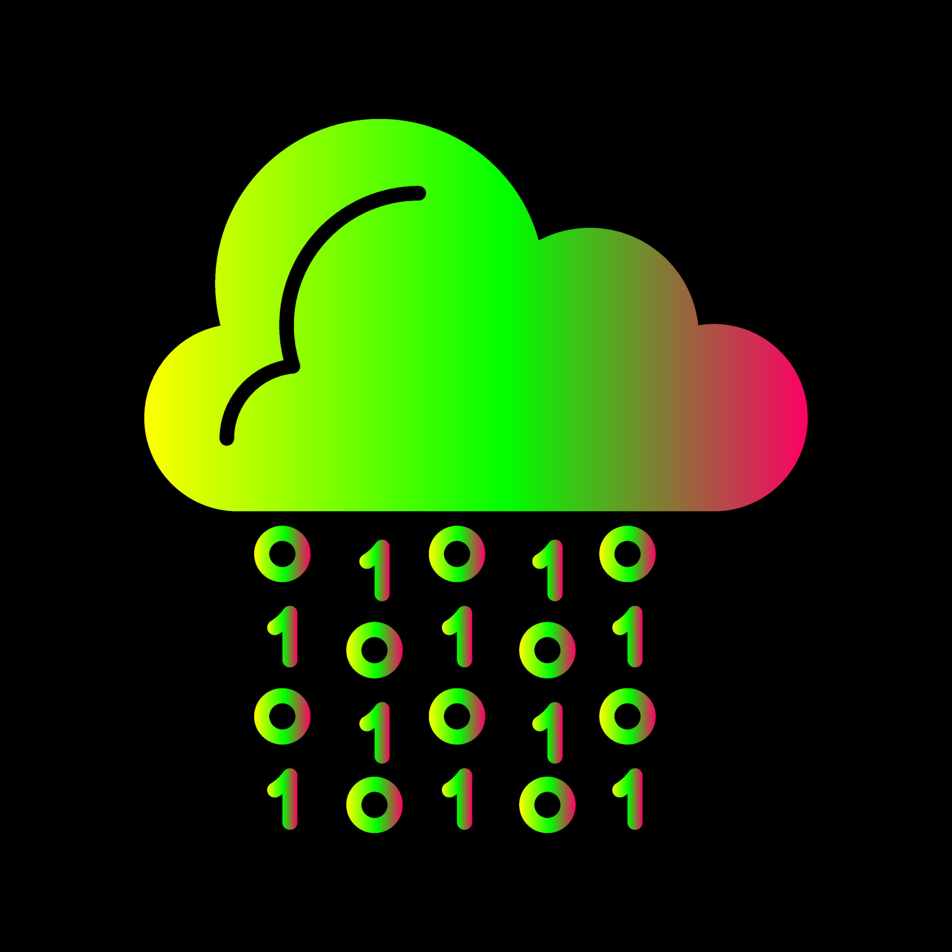Cloud Coding Vector Icon 21445063 Vector Art at Vecteezy