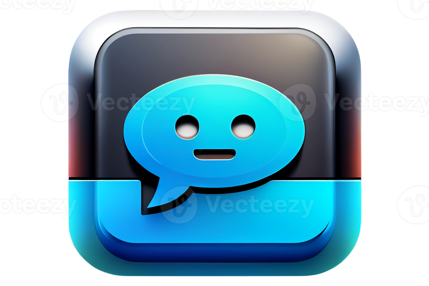 Chatbot Button A Pop Up Internet Message Window Icon 21445438 Png