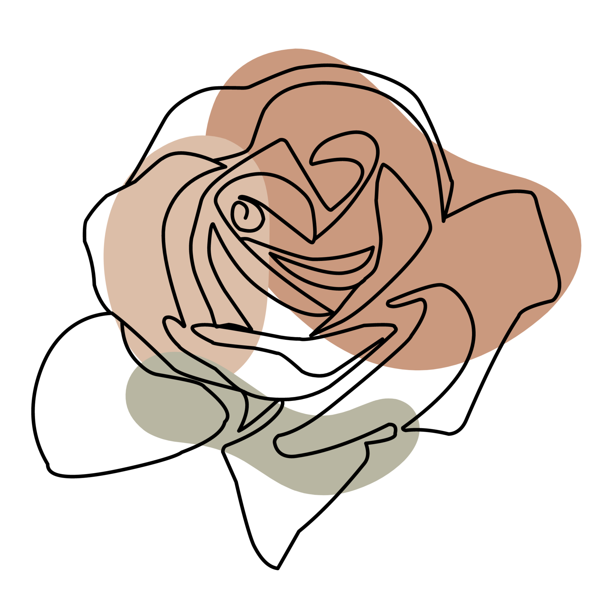 Aesthetic Rose Line Art Collection 21445459 Png