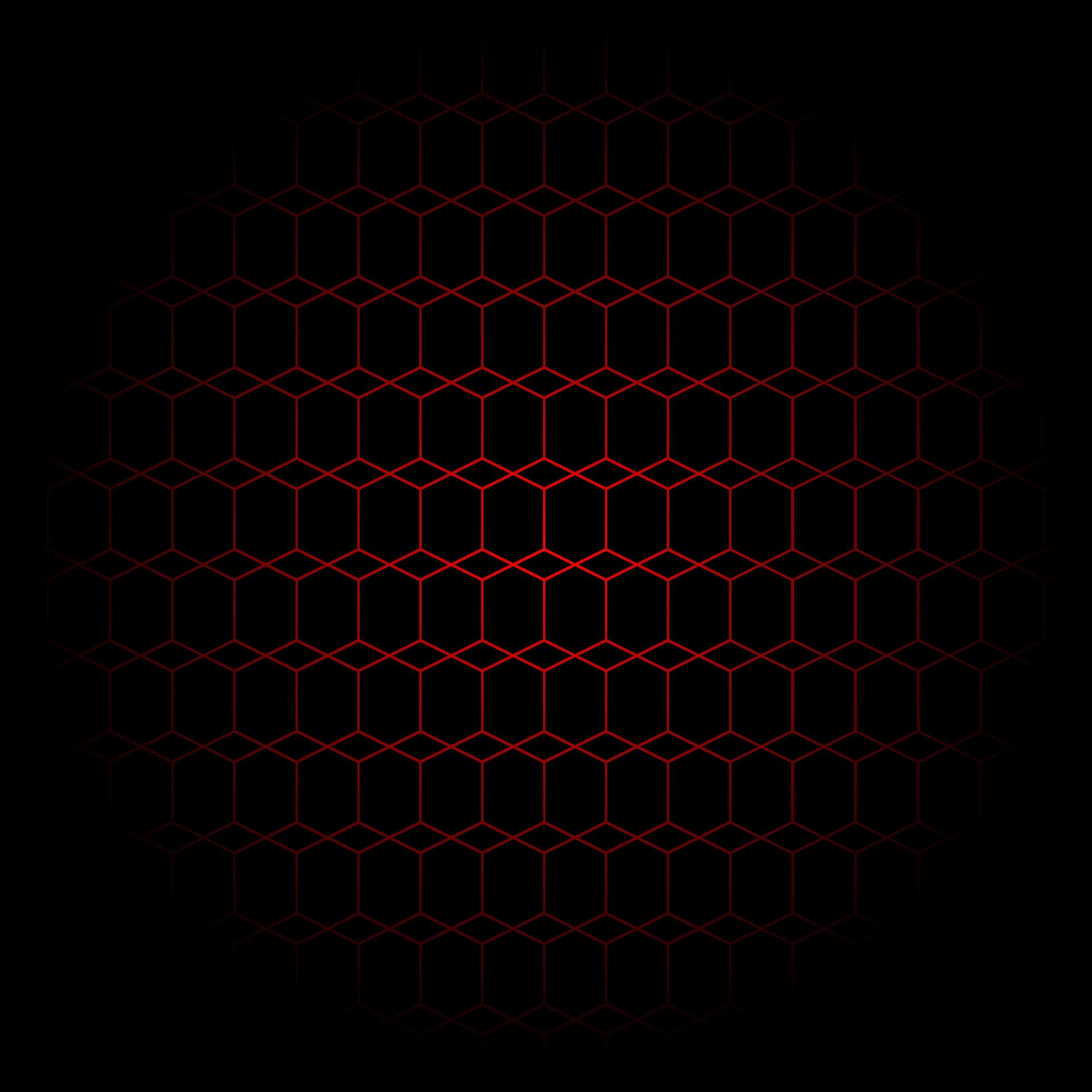 A red hexagon pattern with the background of the hexagon pattern ...
